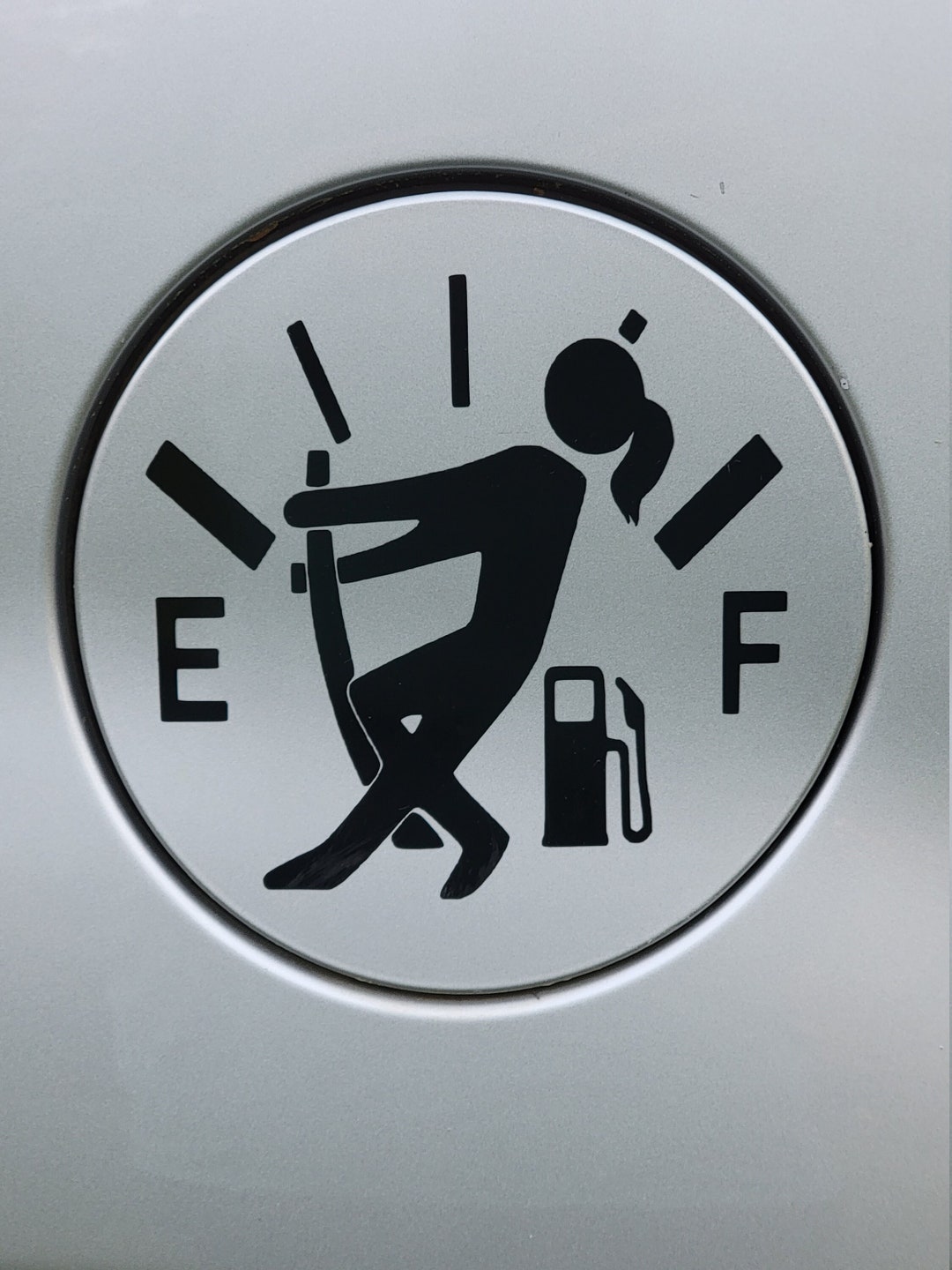 Gas Tank Decal-low on Gas Decal-low Fuel Gauge Decal-empty Gas Tank ...