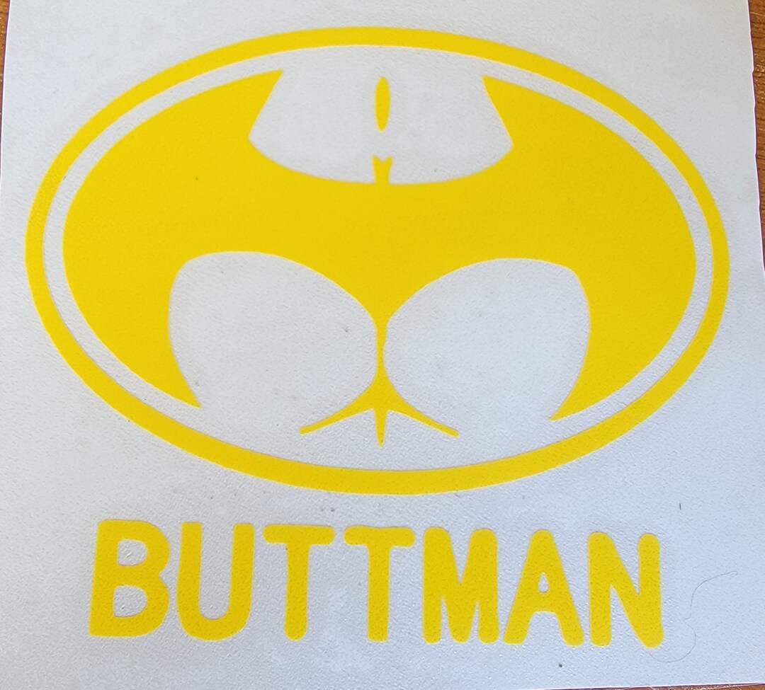 Buttman Decal-men-funny-adult Humor-men Car Decals-i Like Big Butts - Etsy