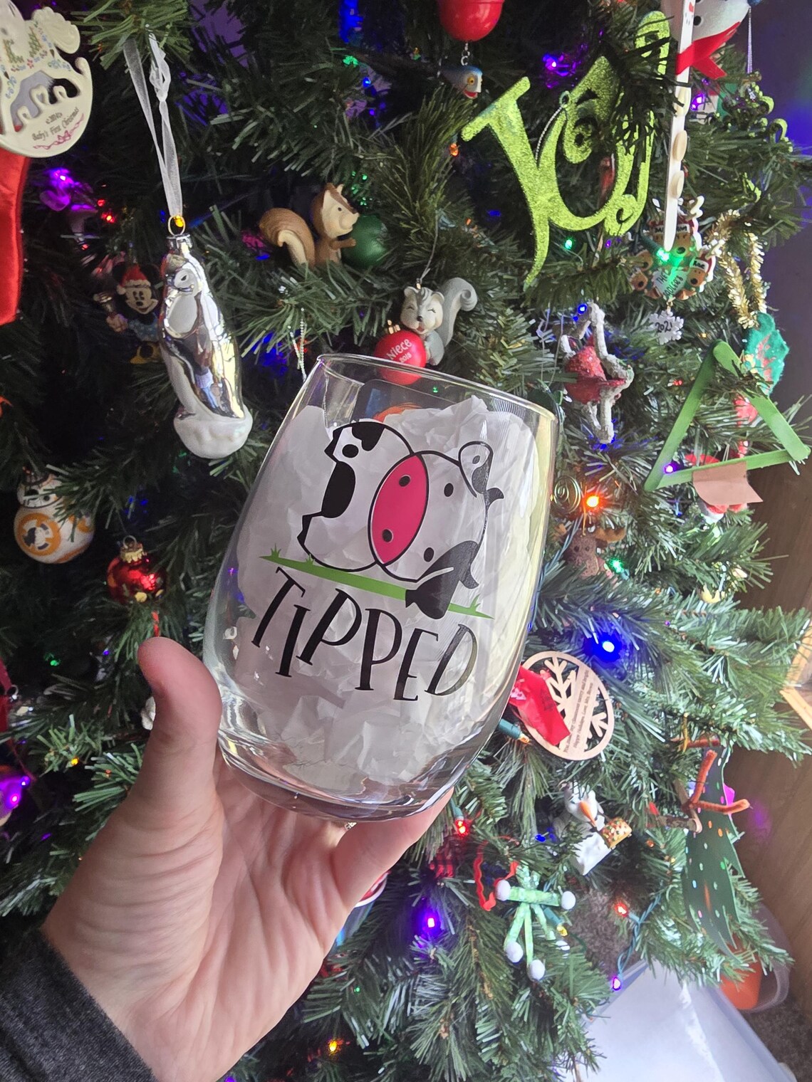 Tipsy, Tipped Cow Glass Set-cows-wine-funny-farmer-farm-glasses-cow ...