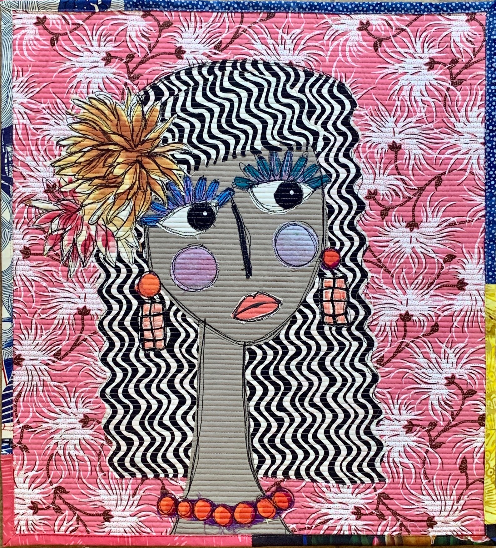 Luna Mae Quilt, Original Textile Art by Jean Impey - Etsy