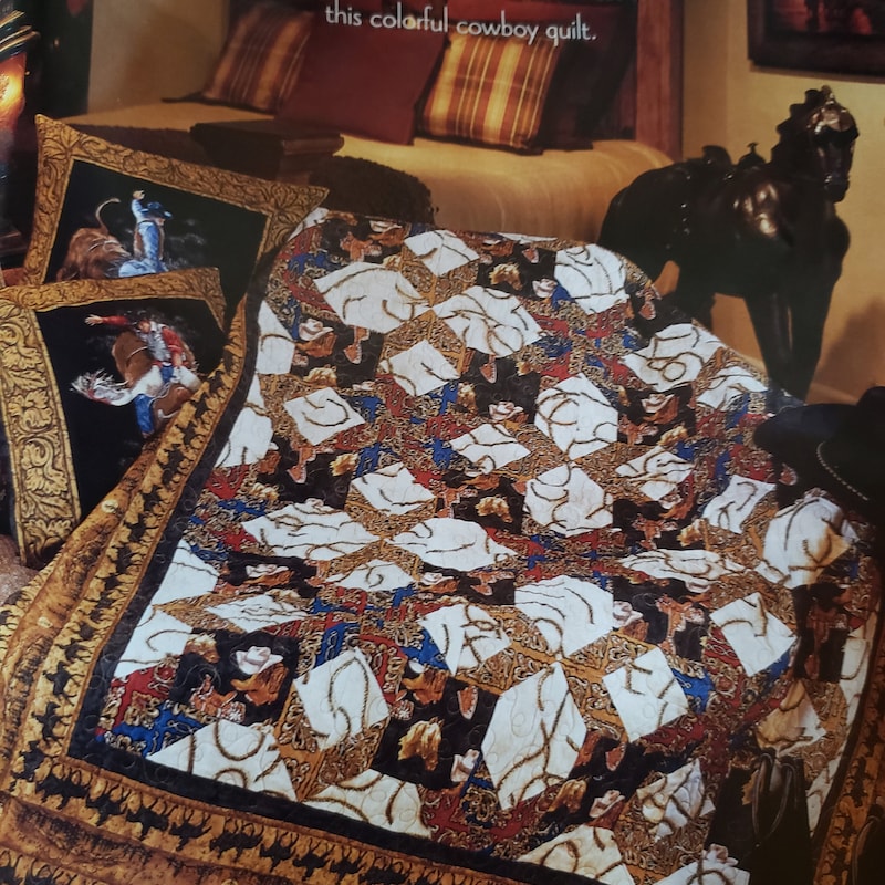 Cowboy Quilt - Etsy