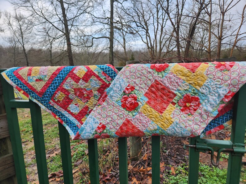 Modern Quilt Table Runner Pattern Placemats Digital Pattern - Etsy