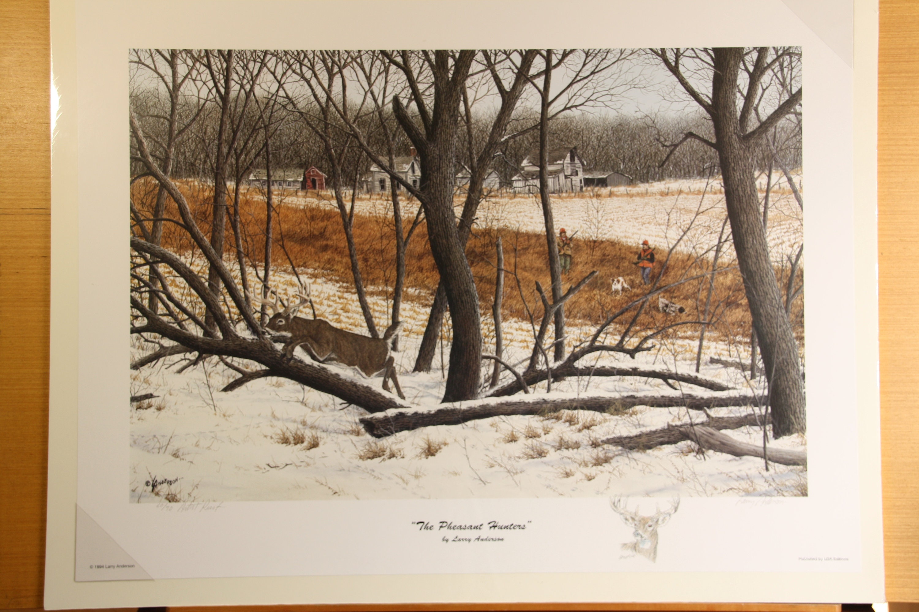 The Pheasant Hunters by Larry Anderson Artist's Proof | Etsy