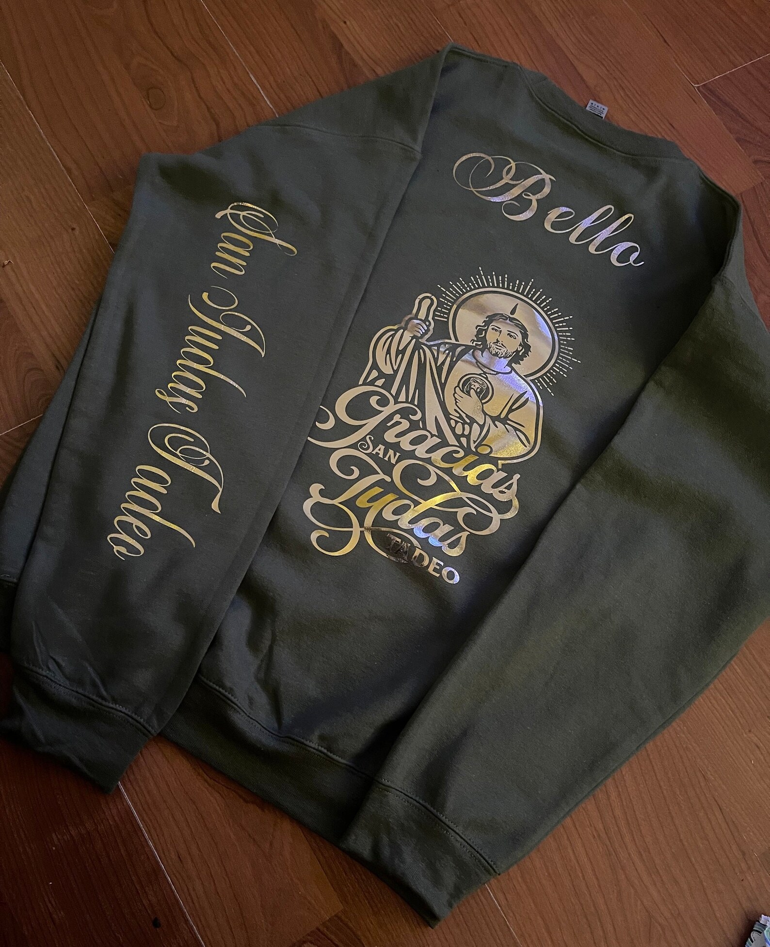 San Judas Tadeo Sweater - Etsy