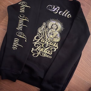 San Judas Tadeo Sweater - Etsy