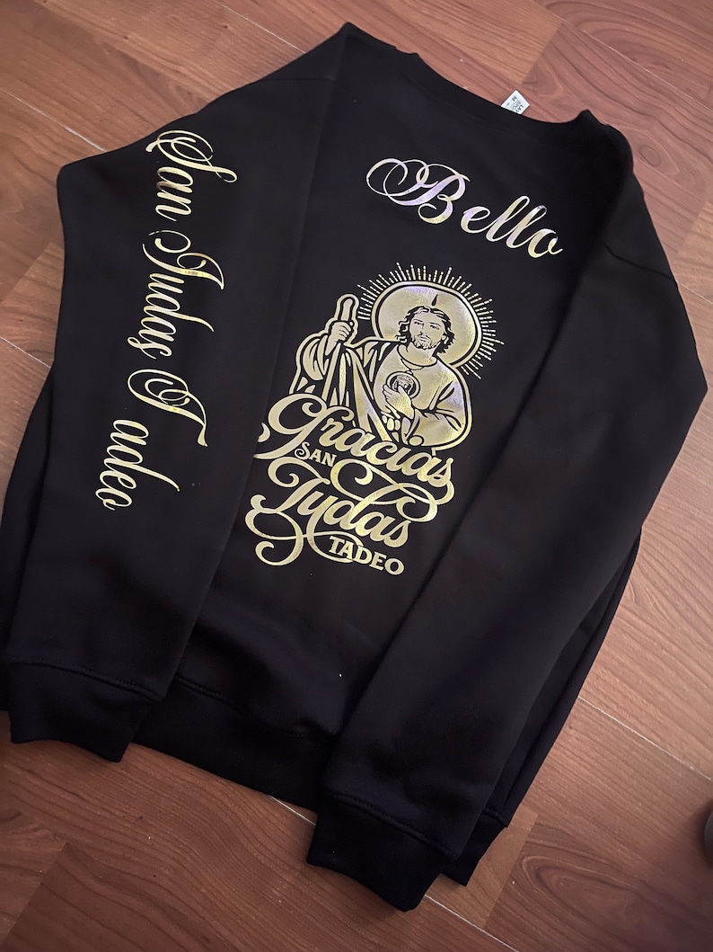 San Judas Tadeo Sweater - Etsy