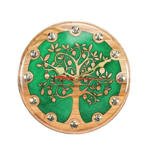Pomegranate Clock - Etsy