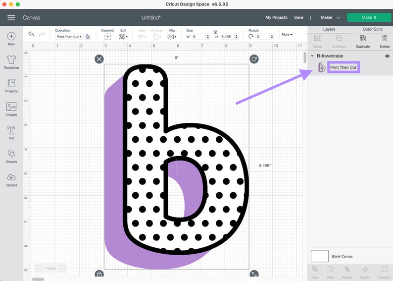 Polka Dot Letters Purple Black White Polka Dots Full - Etsy