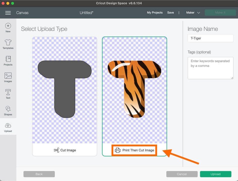 Tiger Stripe Bubble Letters Instant Download, Animal Safari Print, A-Z ...