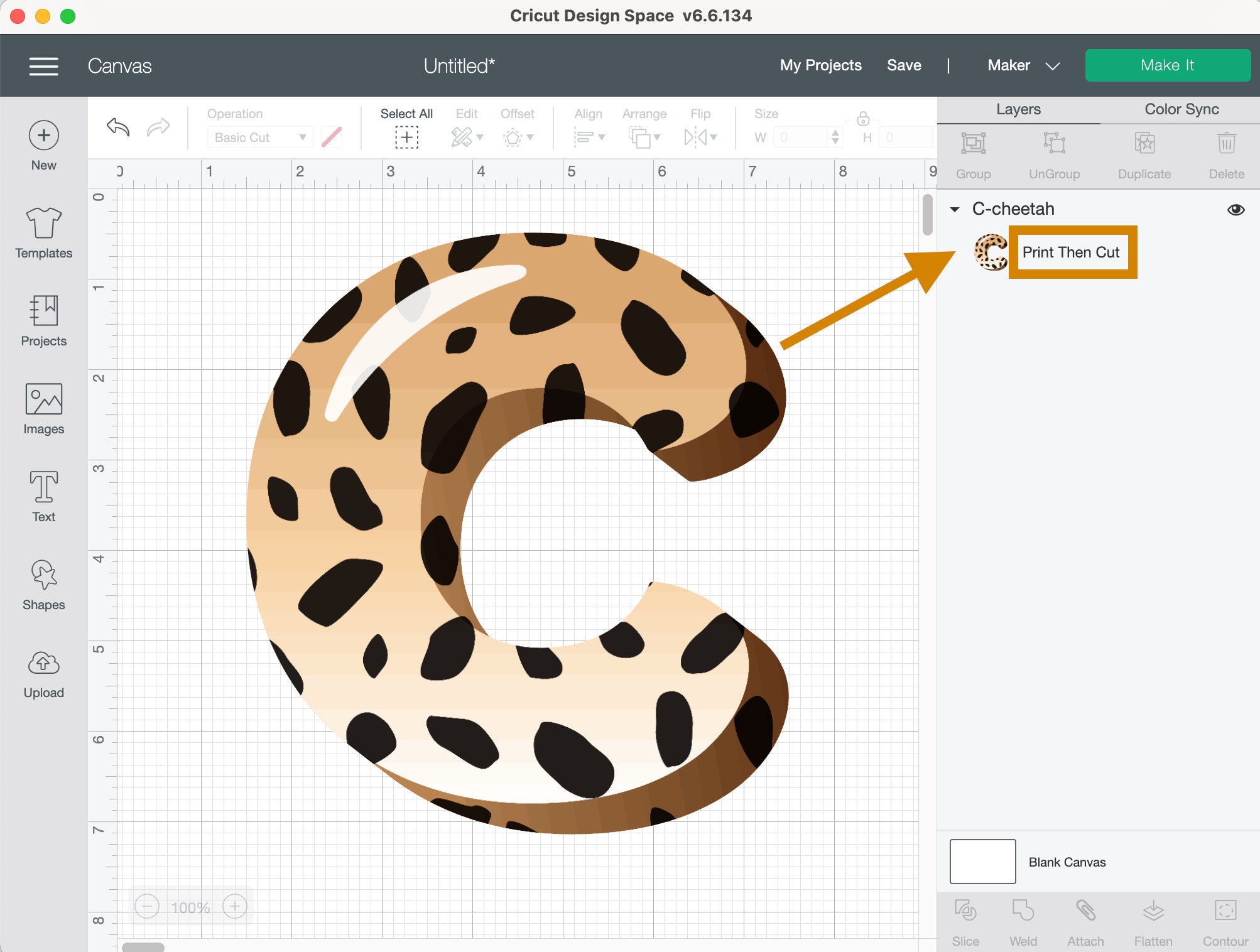 Cheetah Print Bubble Letters Instant Download, Wild Animal Safari, A-Z ...