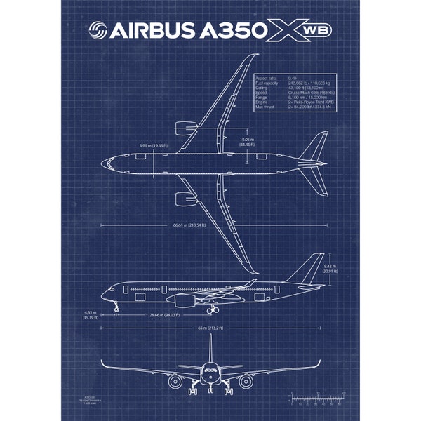 Airbus A350 Poster - Etsy UK