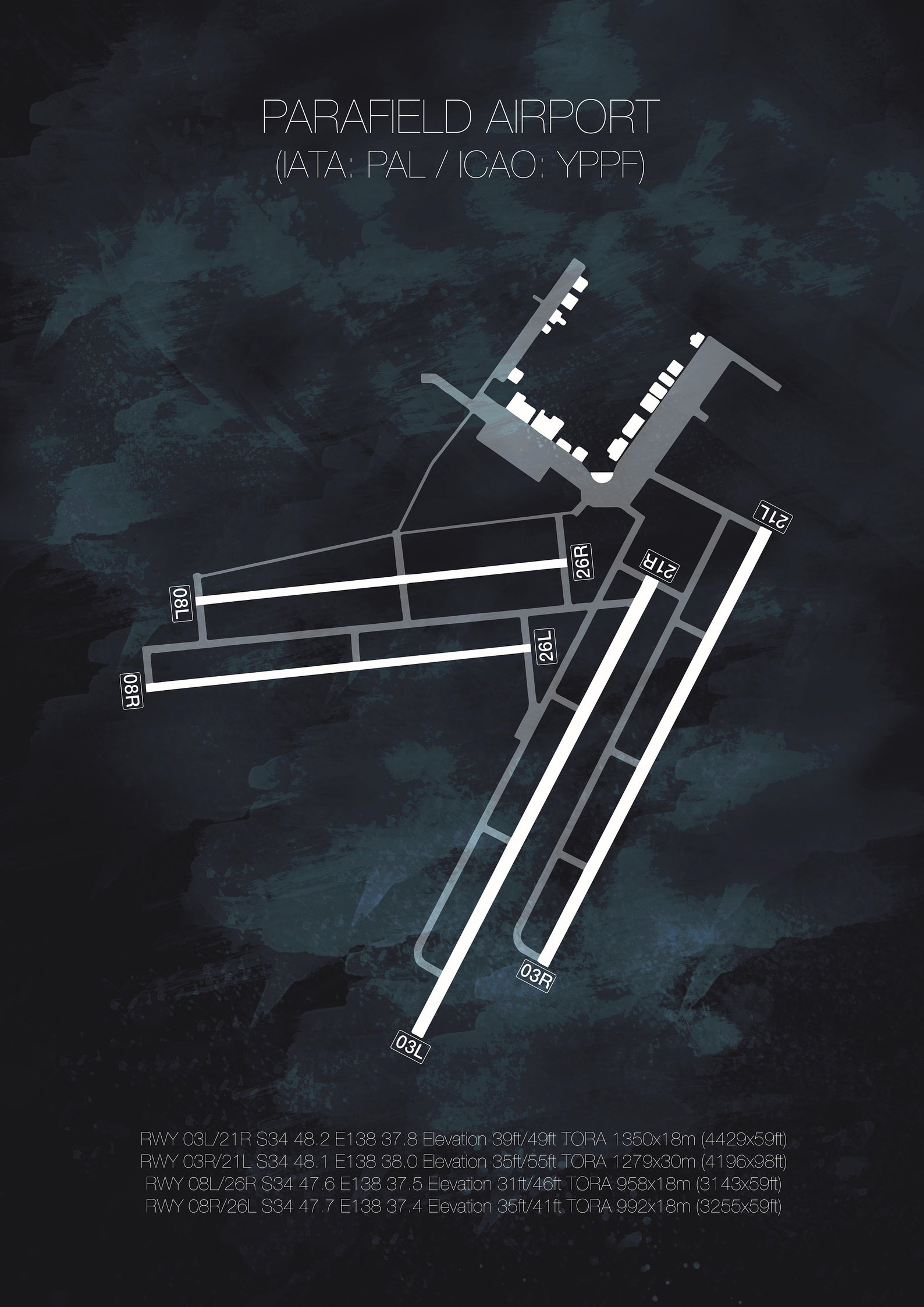 YPPF Parafield Airport Adelaide Australia Print Wall Art | Etsy