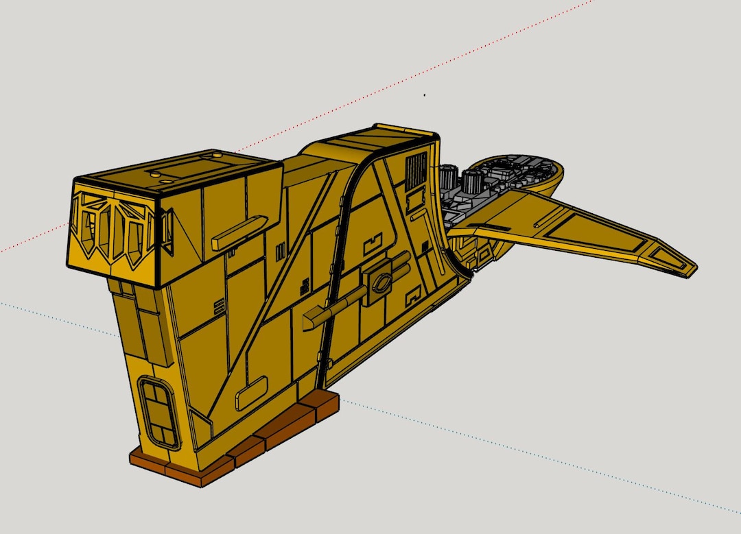Star Wars - Hounds Tooth Ship (bossk Bounty Hunter) 3D PRINT FILE - Etsy