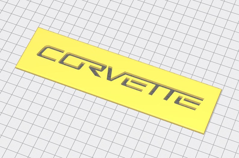 Corvette C8 Sillhouette Garage Art - Etsy