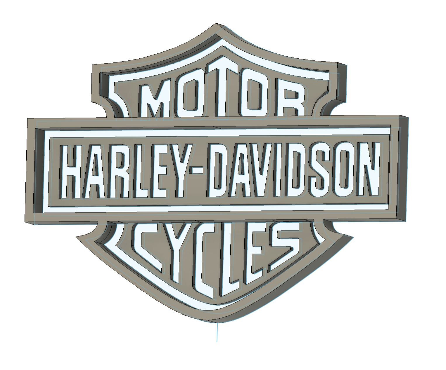 Harley Logo for 3D Printing - Etsy