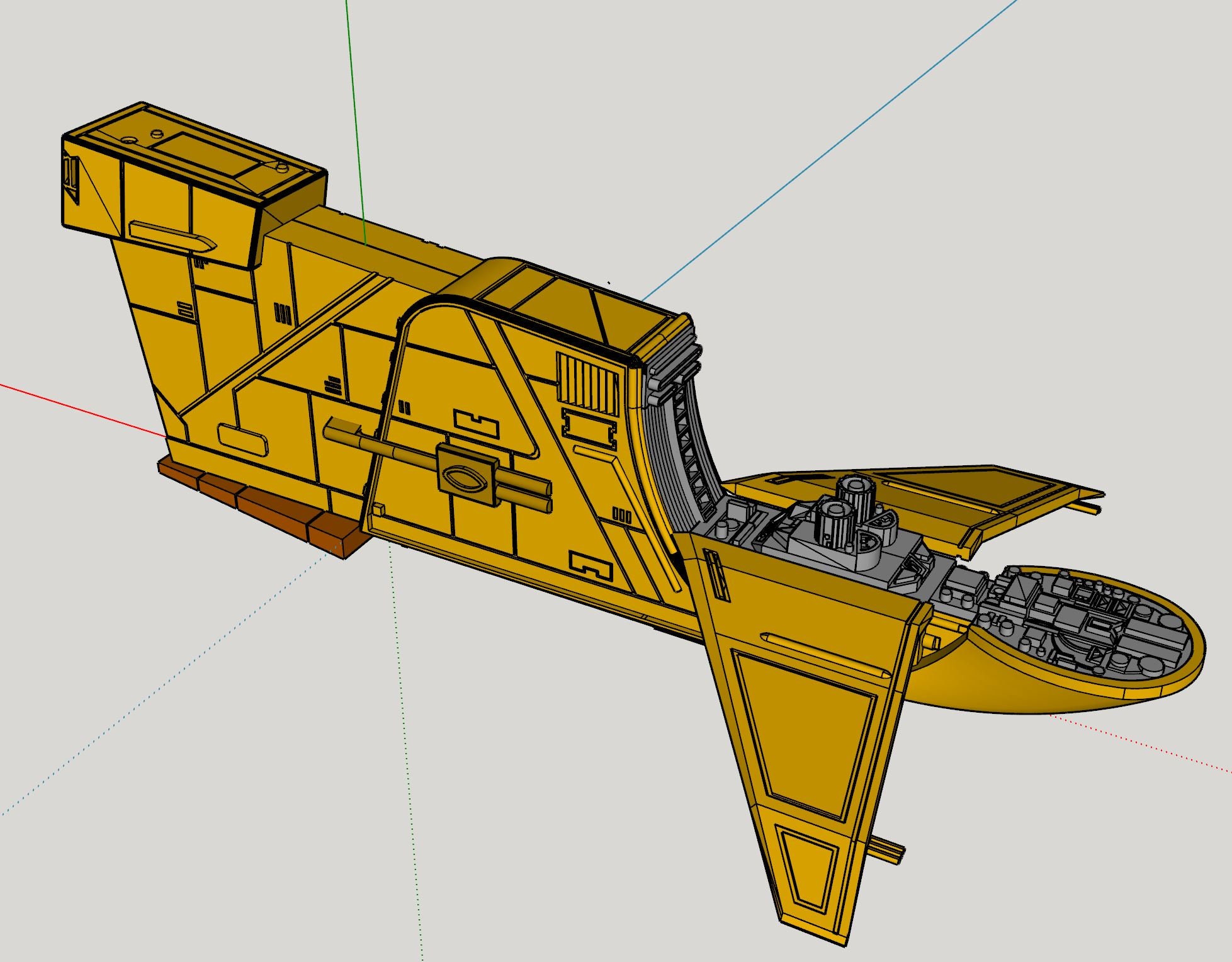 Star Wars - Hounds Tooth Ship (bossk Bounty Hunter) 3D PRINT FILE - Etsy