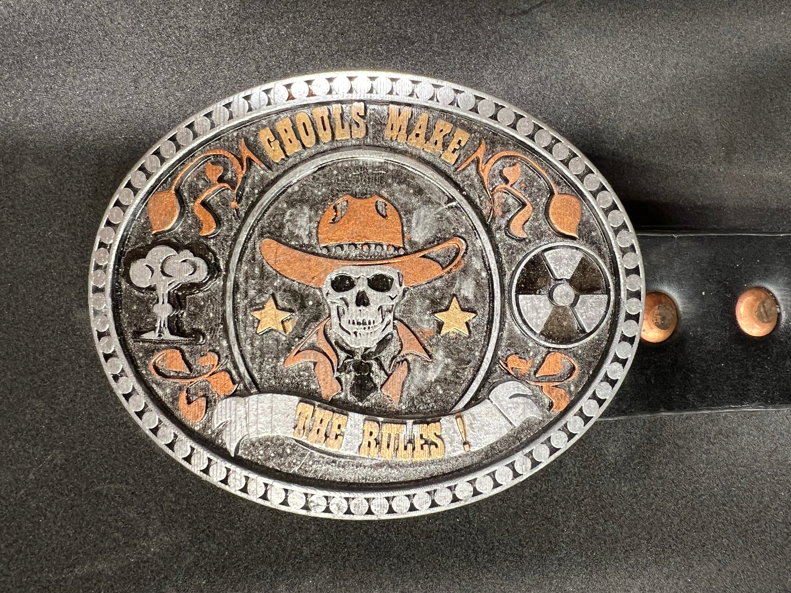 Fallout Ghoul Belt Buckle & Spurs 3D Print File - Etsy