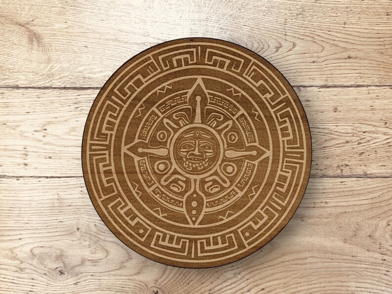 PSD Aztec Design Files | Laser Engraved Coaster Templates | Commercial ...