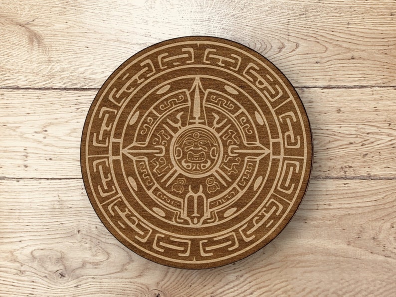 PSD Aztec Design Files | Laser Engraved Coaster Templates | Commercial ...