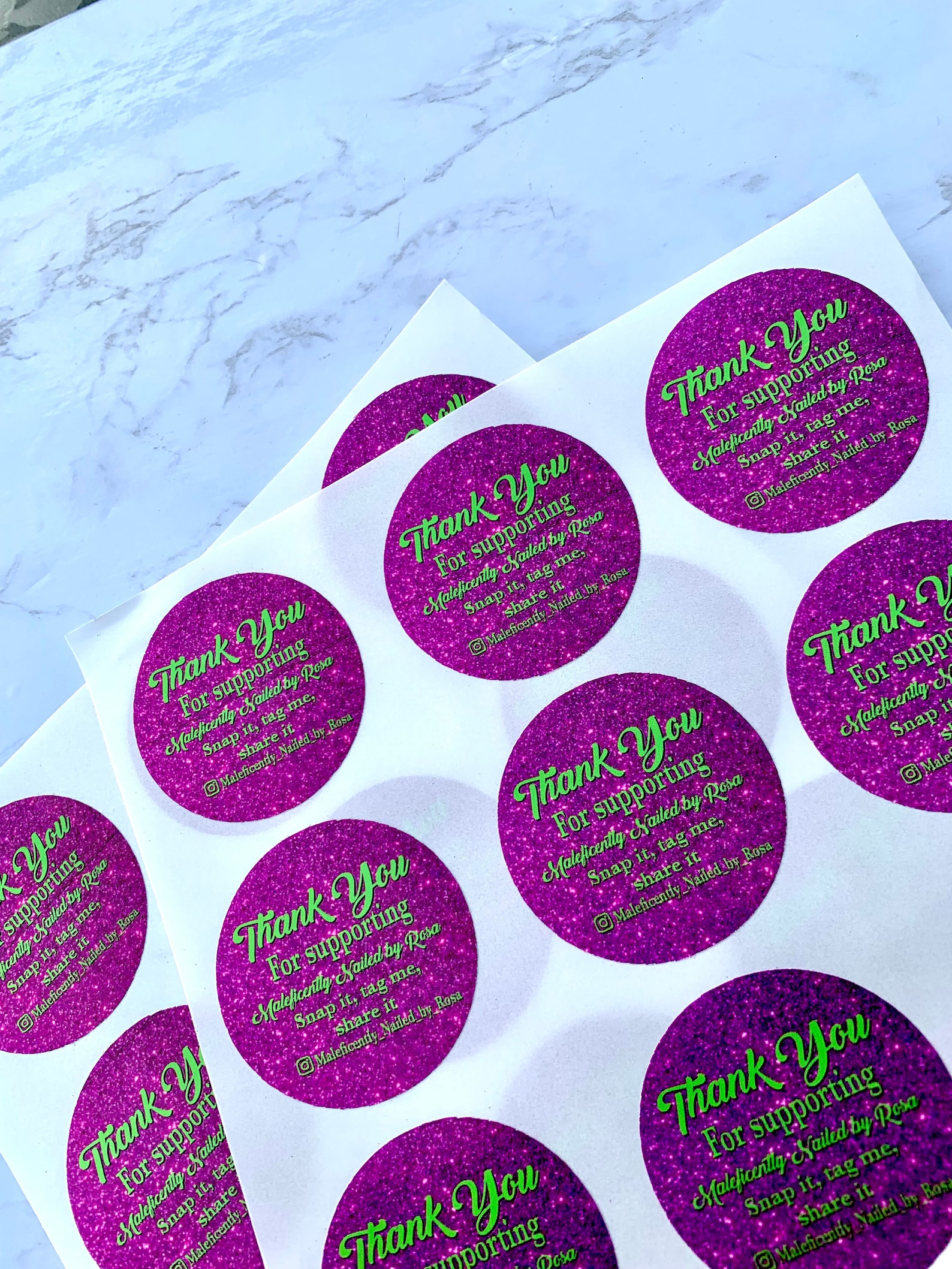 Custom Packaging Stickers-round, Business Logo Stickers, Mid Century ...