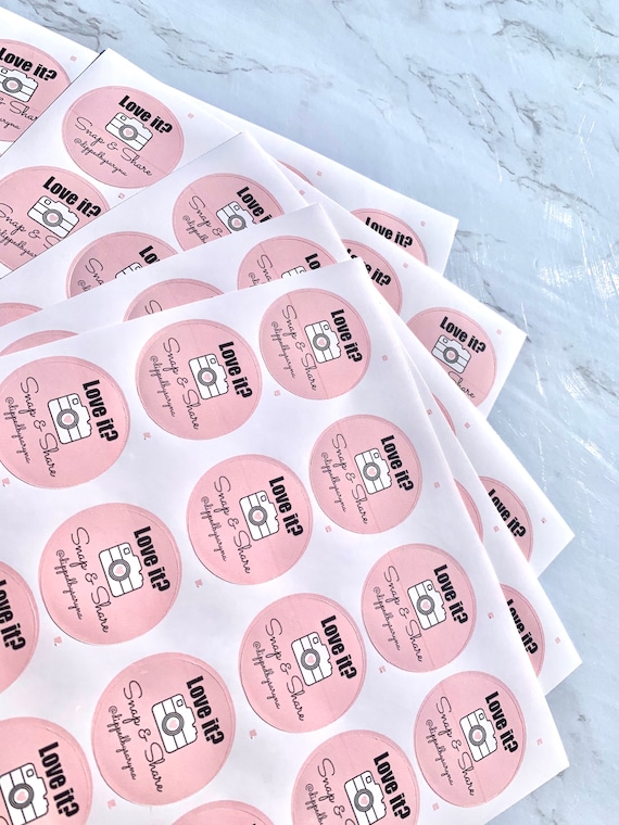 Custom Packaging Stickers-round Business Logo Stickers. Logo - Etsy