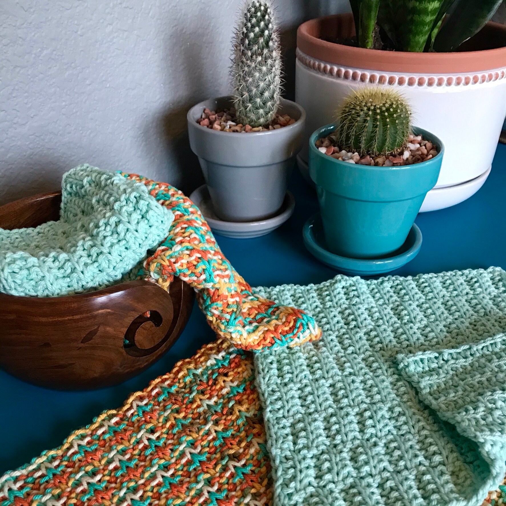 Riverbed Dishcloth Knitting Pattern - Etsy