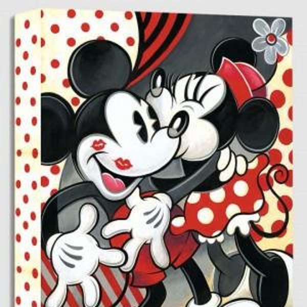 Mickey and Minnie Hugging - Etsy