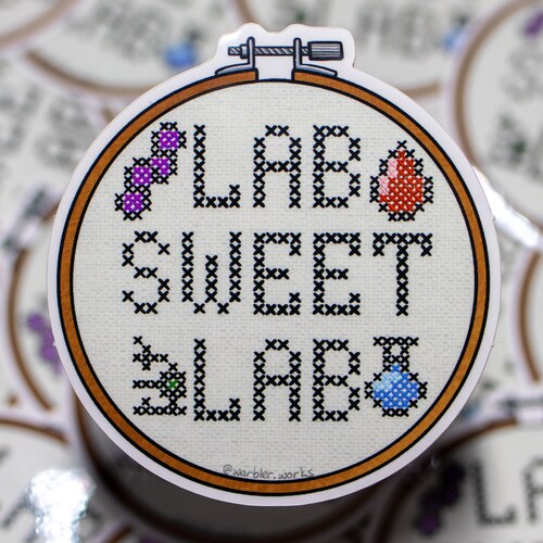 Lab Gloves Vinyl Stickers Unique Science Biology Sticker - Etsy