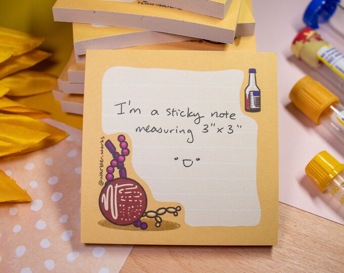 Microbiology Sticky Notes // Sticky Pad // Micro Culture // Laboratory ...