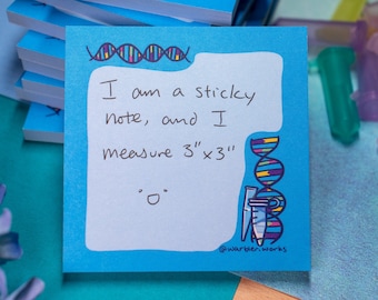 Microbiology Sticky Notes // Sticky Pad // Micro Culture // Laboratory ...