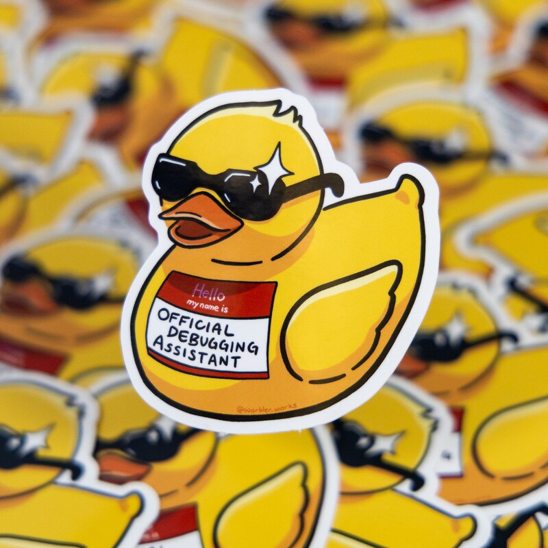 Rubber Duck Sticker - Etsy