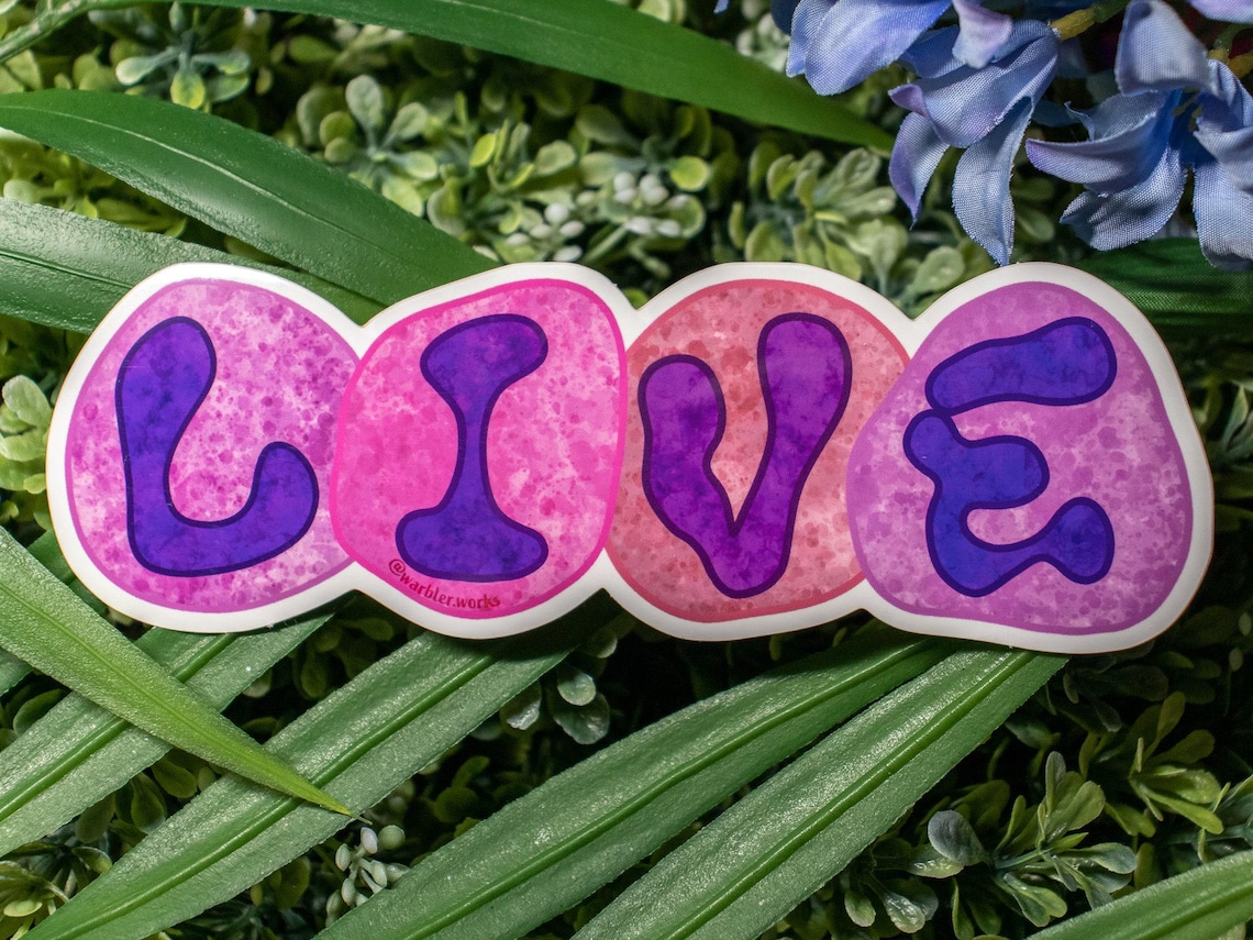 Live Neutrophil Alphabet Sticker // Vinyl Sticker // Laboratory // Lab ...
