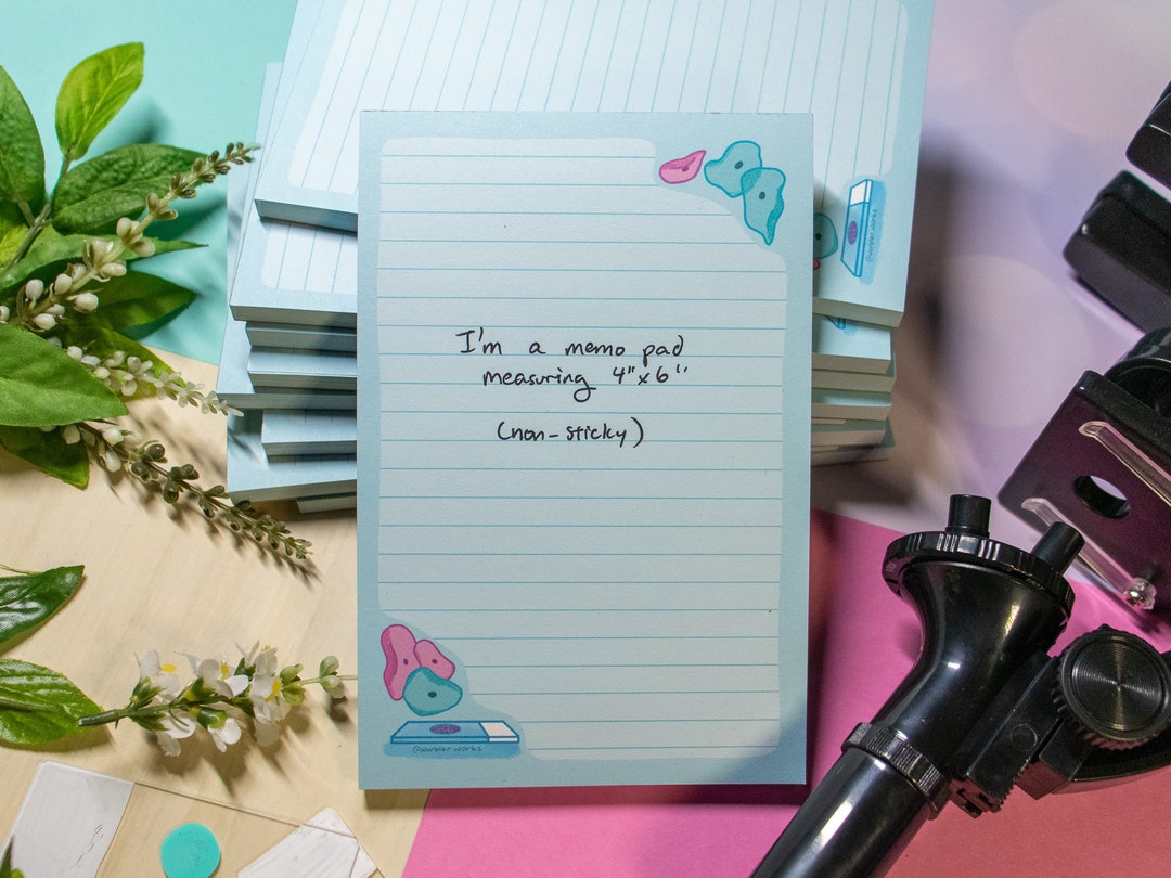 Cytology // Memo Pad // Lined Memo // Cellular // Pathology ...