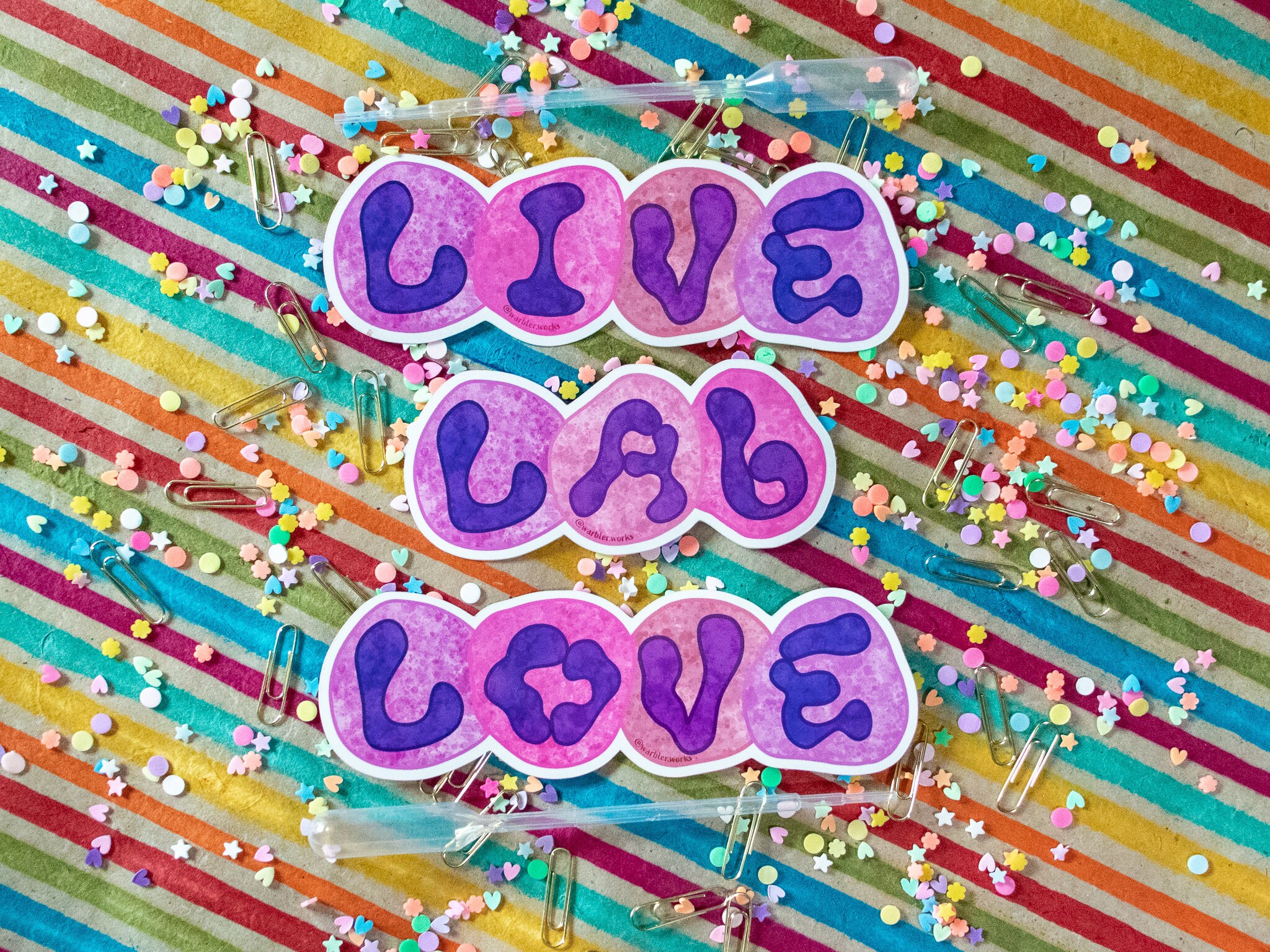 Live Lab Love Neutrophil Alphabet Sticker // Vinyl Sticker // | Etsy