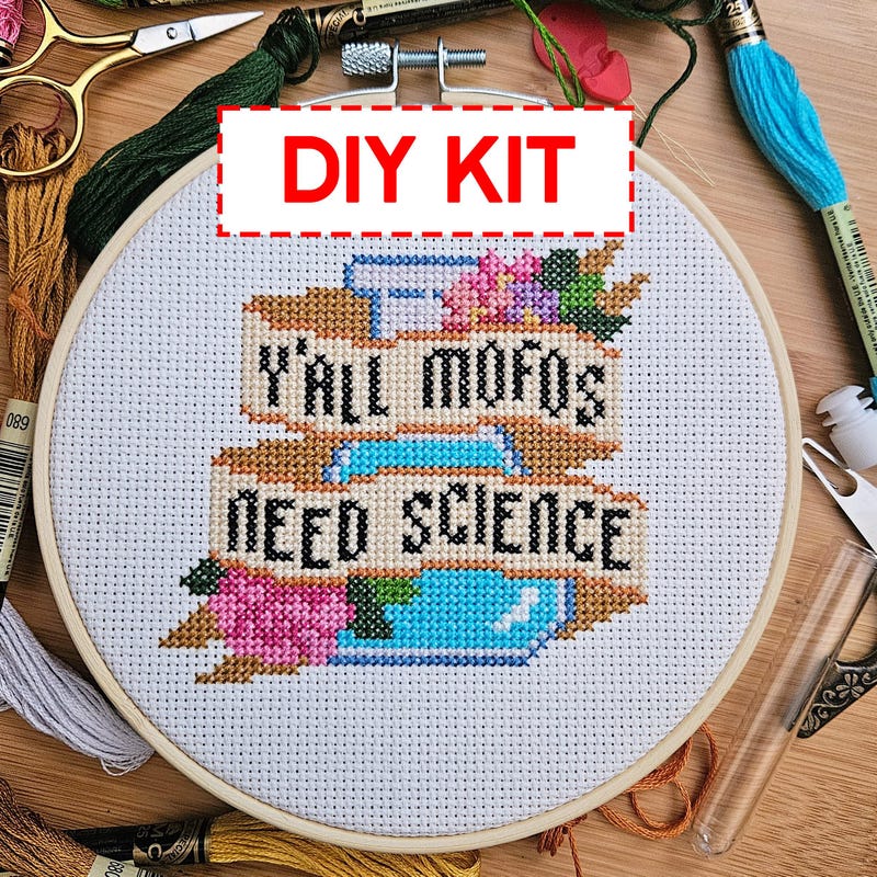 Science Cross Stitch - Etsy
