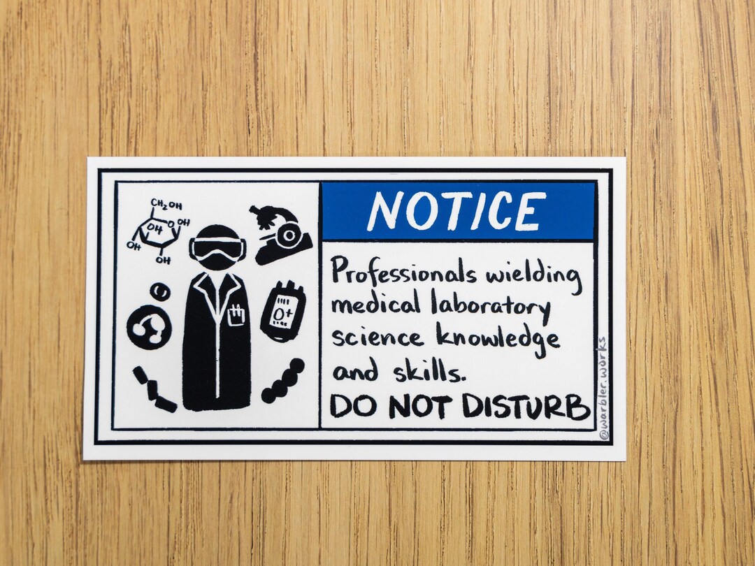 Notice - Medical Laboratory Professional Ahead // MLS Print // MLT ...