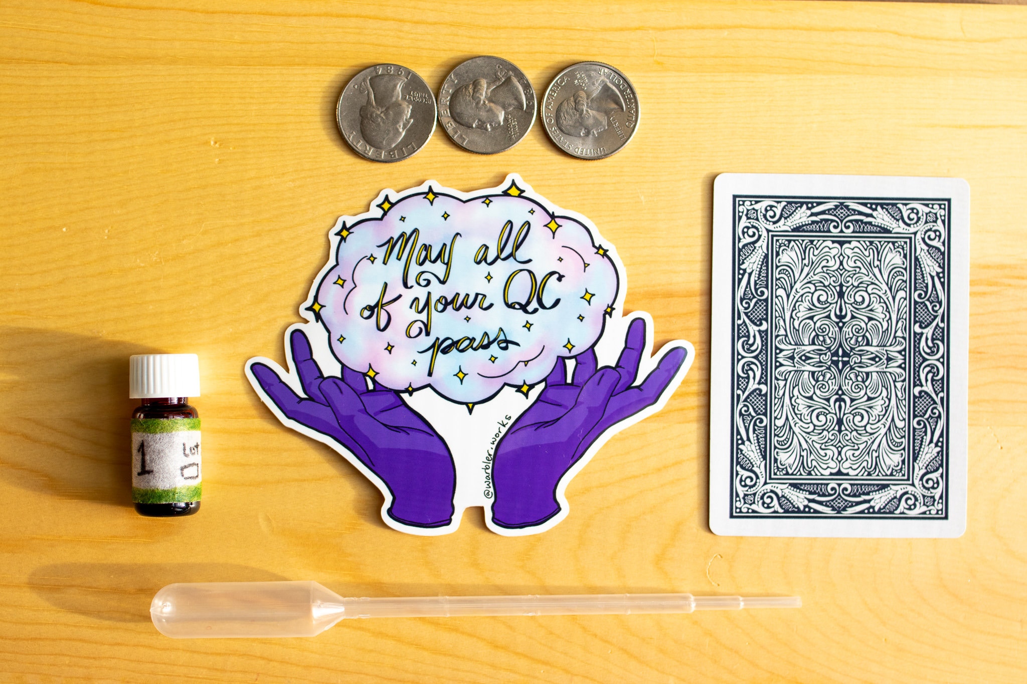 May All of Your QC Pass Sticker // Vinyl Sticker // Laboratory - Etsy