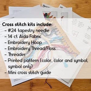 3 Minis Cross Stitch Kit - Phlebotomy // Laboratory // Lab Gift ...