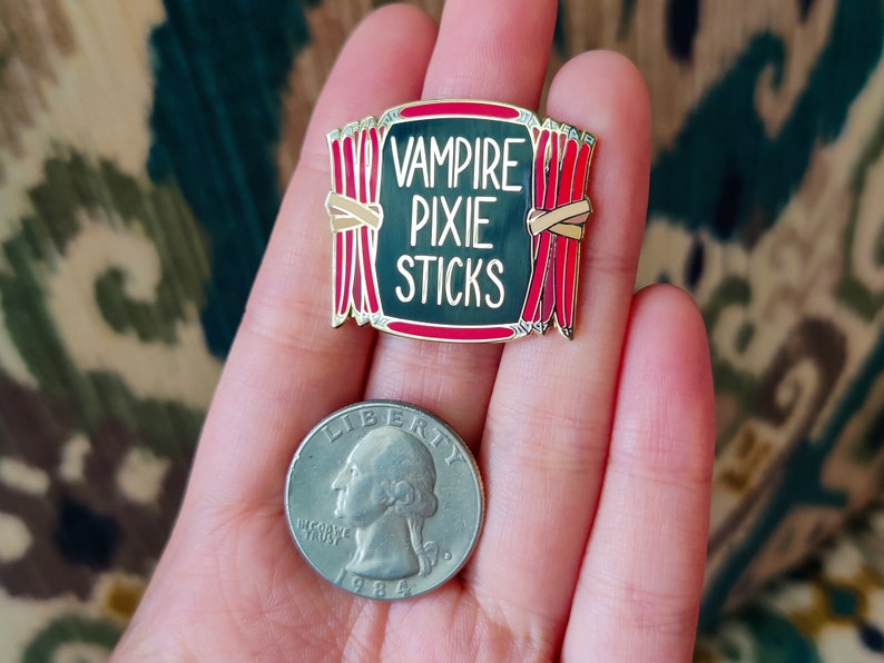 Vampire Pixie Sticks Pin // Enamel Pin // Laboratory // Lab | Etsy