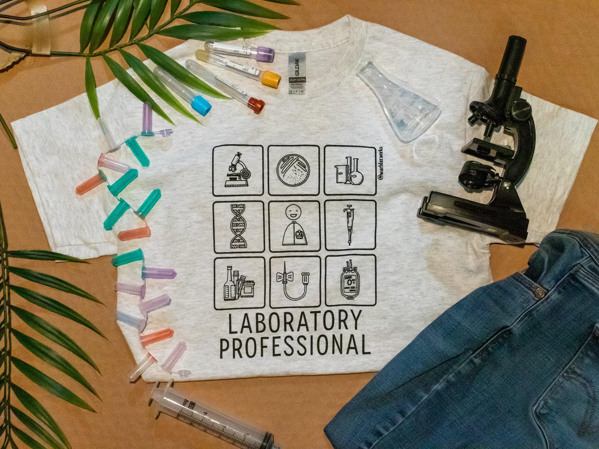 Laboratory Professional T-shirt // Heavy Cotton, Gildan 5.3oz // Lab ...