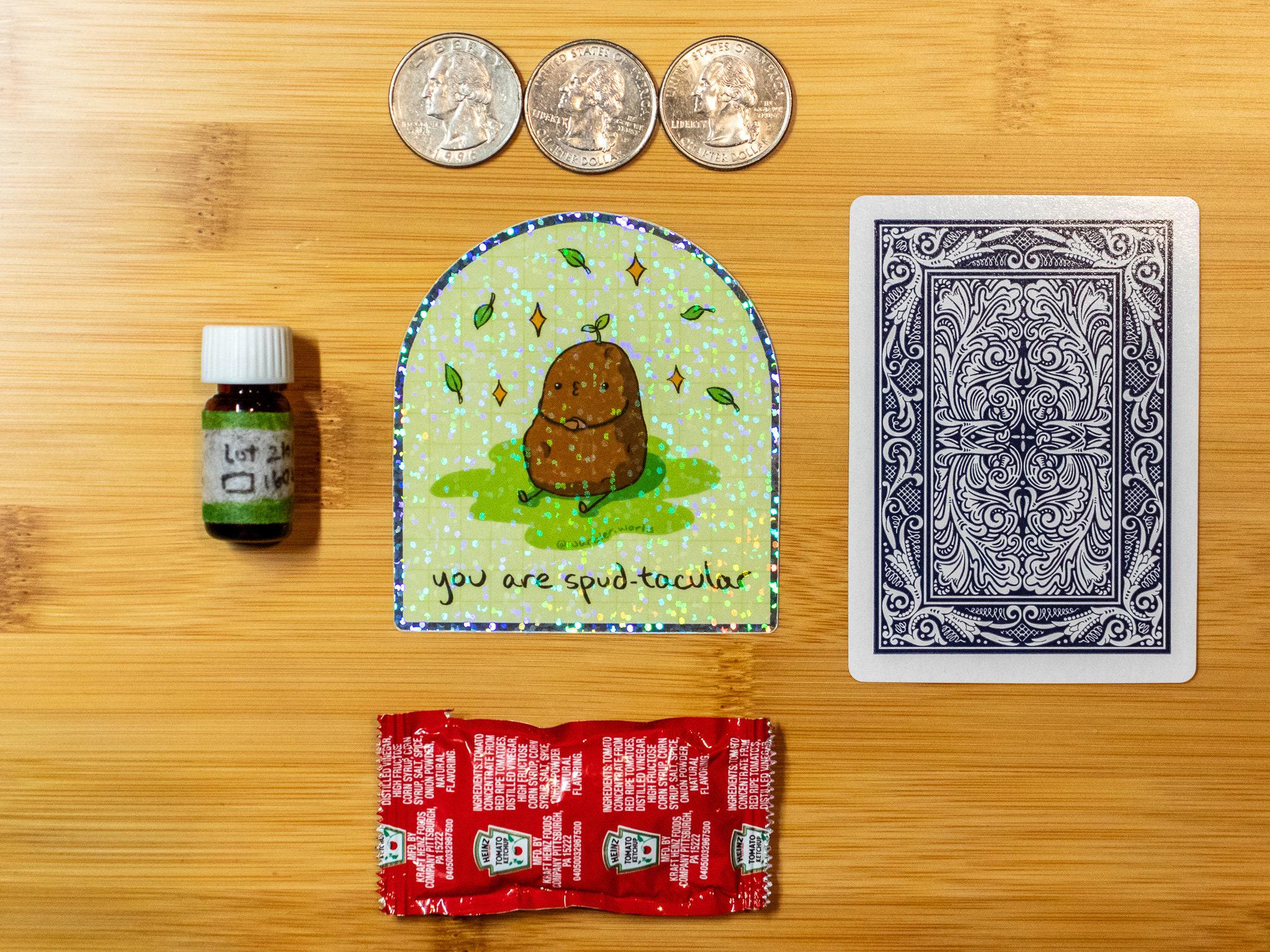 You Are Spud-tacular Holo Sticker // Vinyl Sticker // Gift // Pun ...