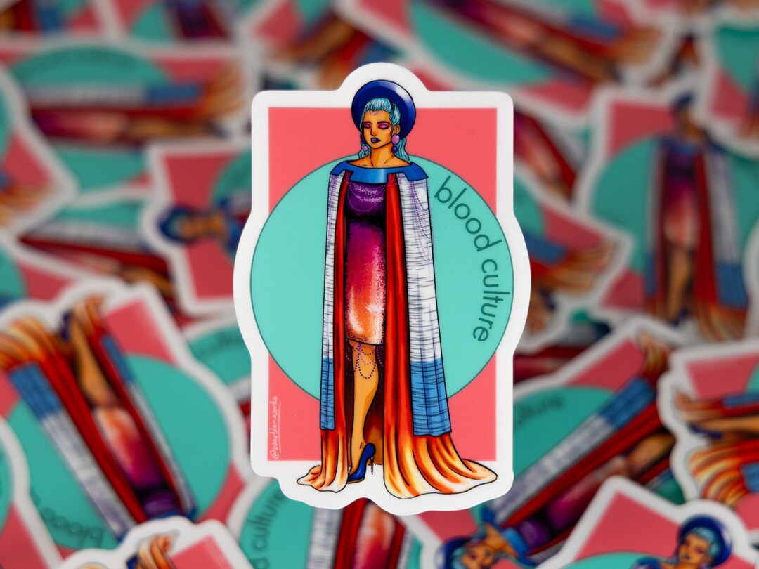 Blood Culture Bottle Fashion Sticker // Micro Art Sticker // Science ...