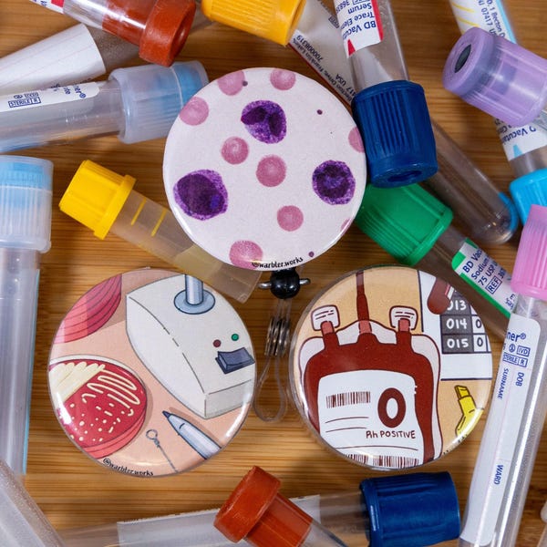 Lab Tech Pins - Etsy