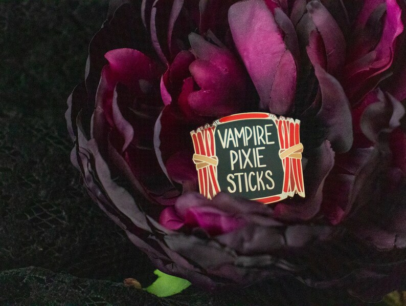 Vampire Pixie Sticks Pin // Enamel Pin // Laboratory // Lab | Etsy
