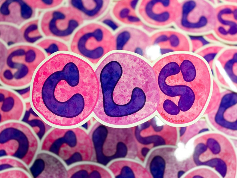 CLS Neutrophil Alphabet Sticker // Vinyl Sticker // Laboratory // Lab ...