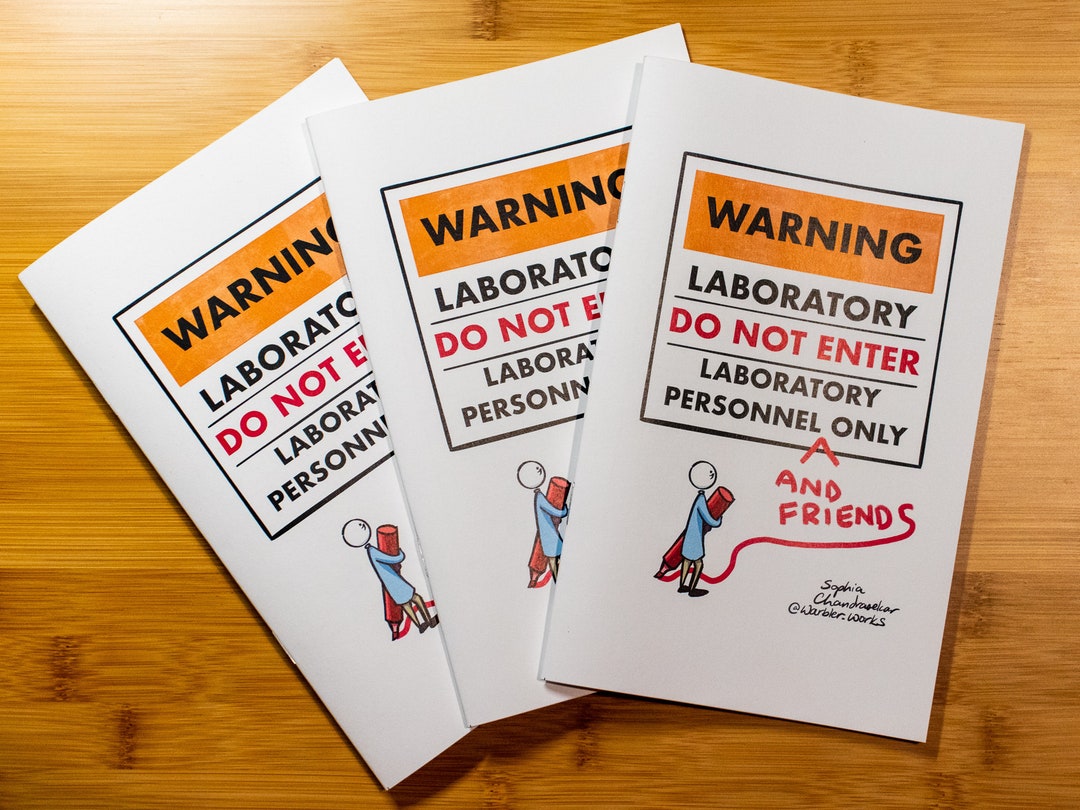 Laboratory Personnel and Friends Only // Gift // Comic Book // Cute ...