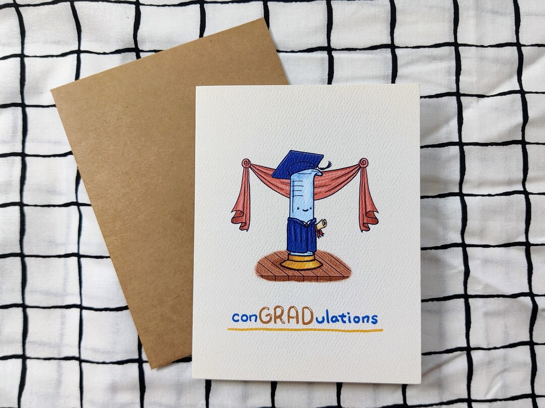 Con-grad-ulations Card // Graduation Card // Congratulations List ...