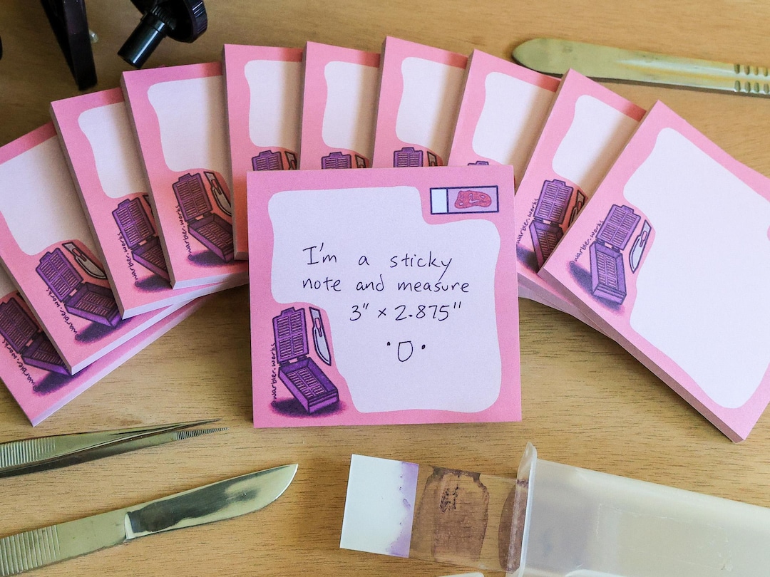Histology Sticky Notes // Medical Laboratory Sticky Notes - Etsy