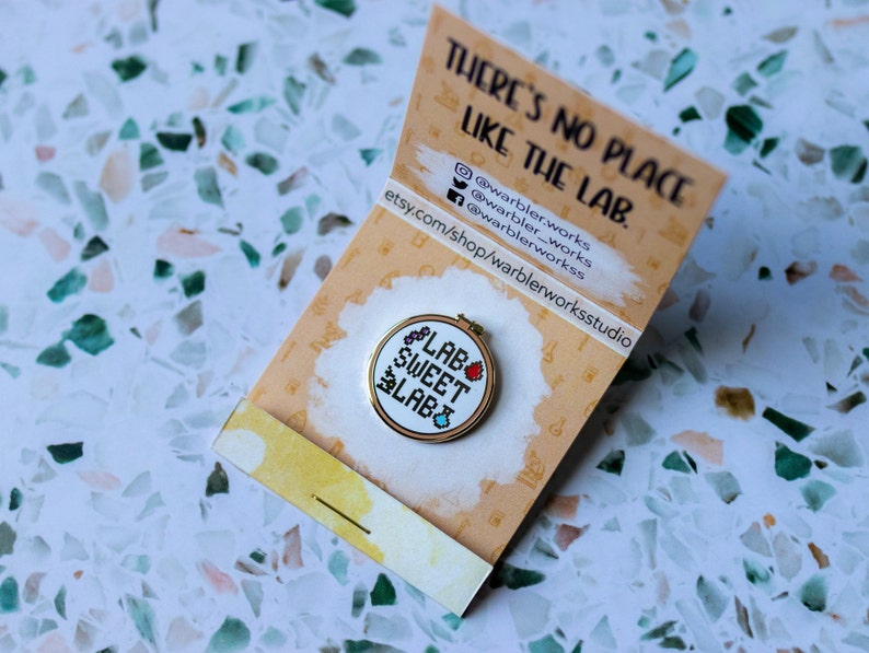 Lab Sweet Lab Pin // Enamel Pin // Laboratory // Lab Gift // - Etsy