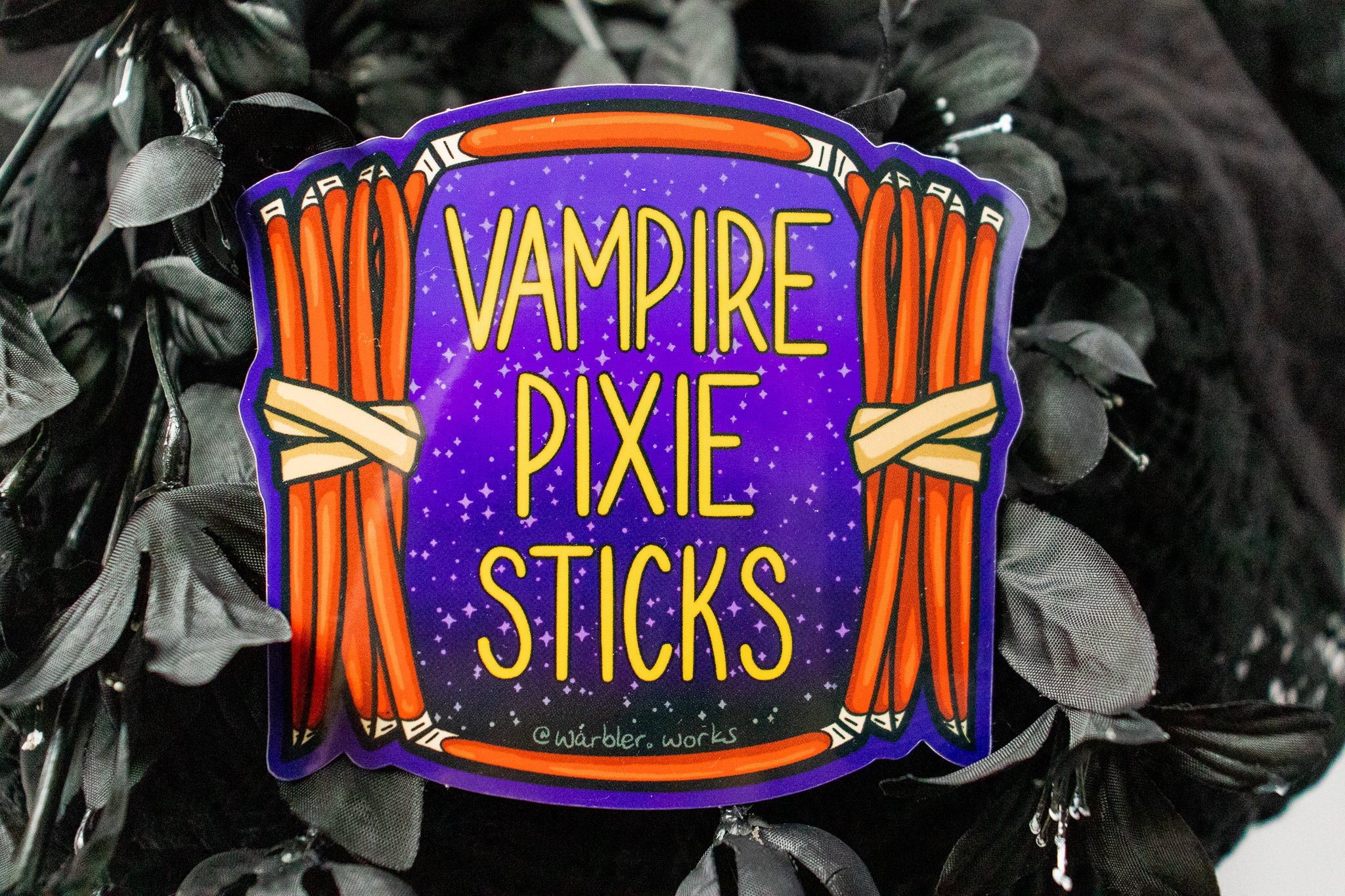 Vampire Pixie Sticks Sticker // Vinyl Sticker // Laboratory // | Etsy